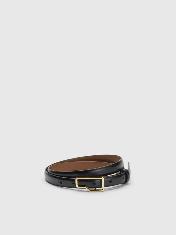 ATP ATELIER Ponna Leather Belt - Black