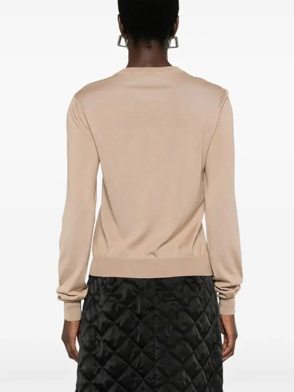 Moschino Fine-knit Sweater - Brown