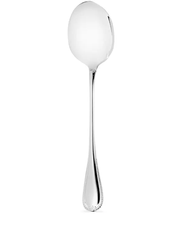 Christofle Malmaison Salad Serving Spoon - Silver