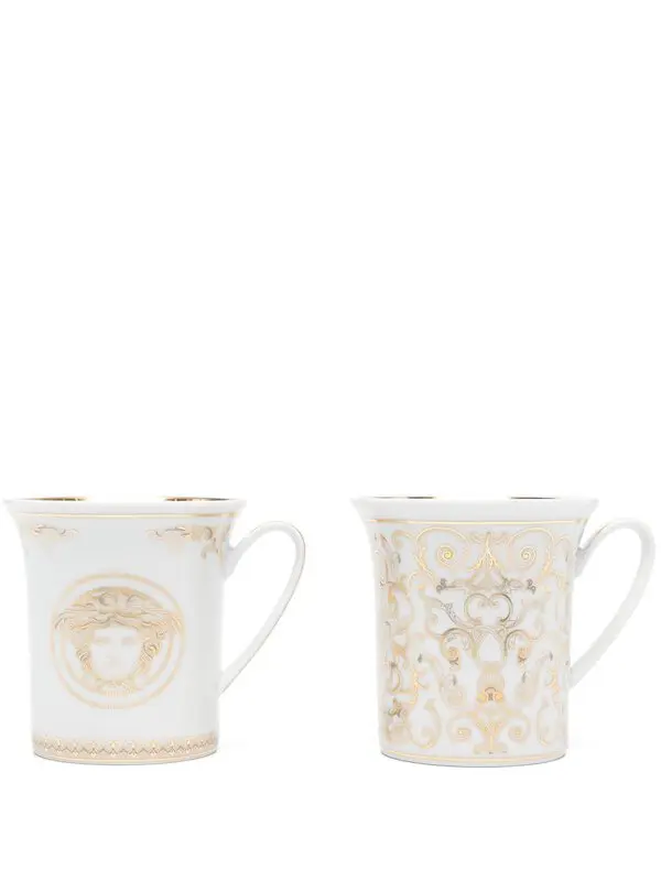 Versace Medusa Gala Mugs - White