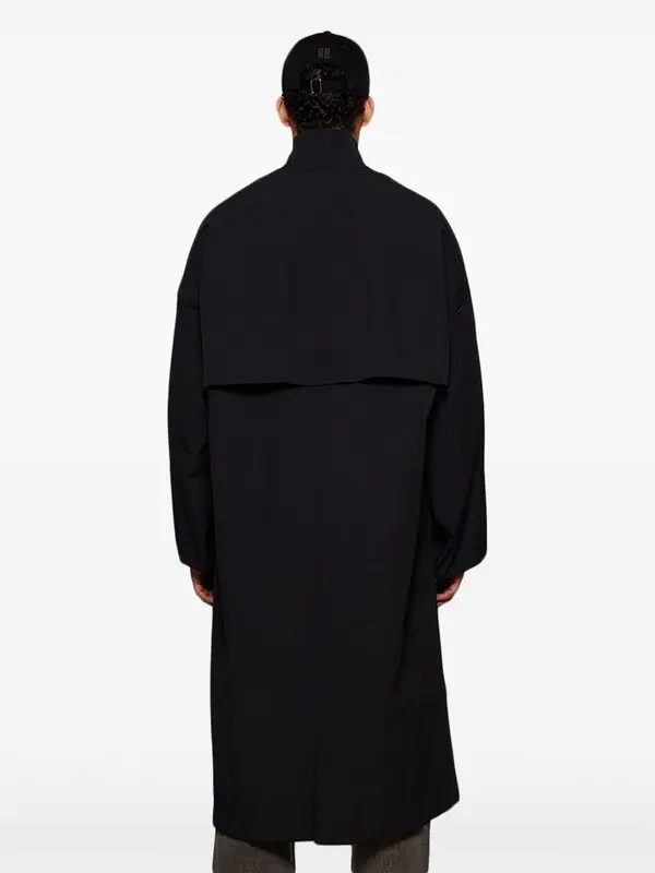 Fear Of God High-Neck Trench Coat In Black - 41% Off | Editorialist