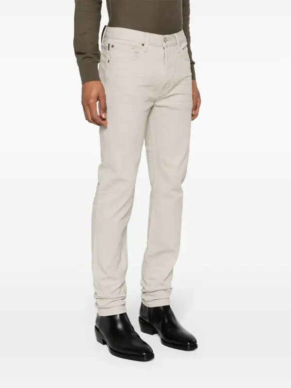 TOM FORD Mid-rise Slim-fit Jeans - Neutrals