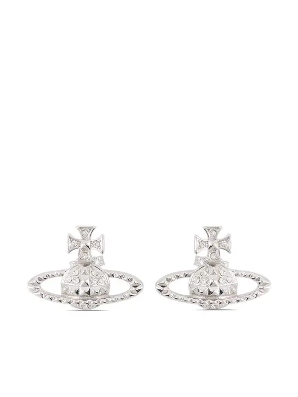 VIVIENNE WESTWOOD Mayfair Stud Earrings - Silver
