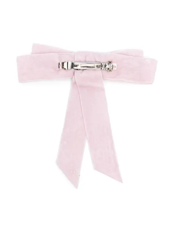 PARLOR Velvet Hair Clip - Pink