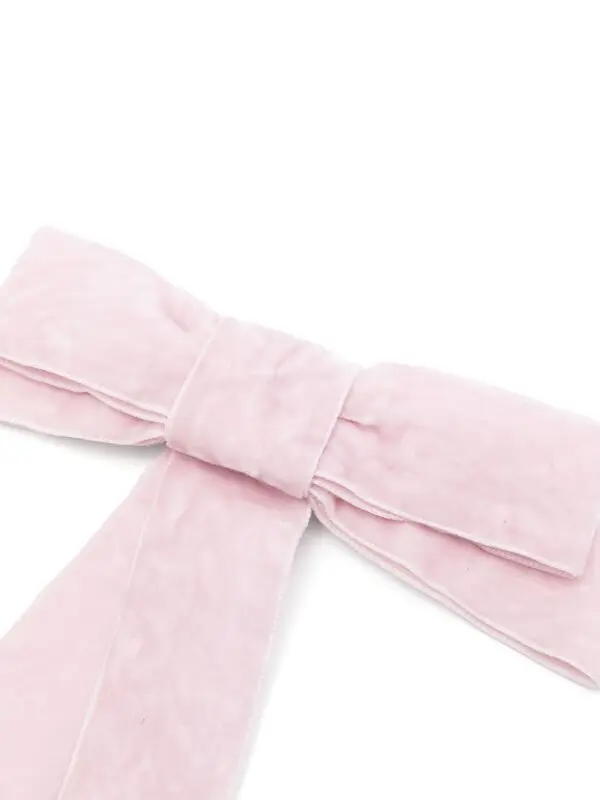 PARLOR Velvet Hair Clip - Pink