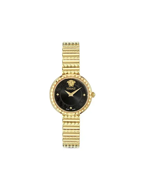 Versace Petite Greca Goddess 28mm In Black - 40% Off  display picture 1