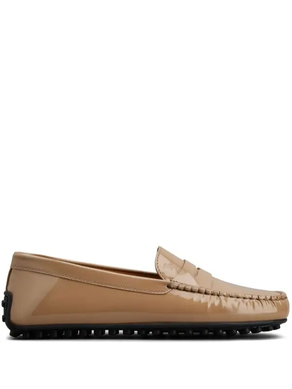 TOD'S Leather Loafers - Neutrals