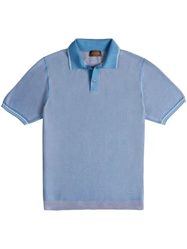 TOD'S Silk Polo Shirt