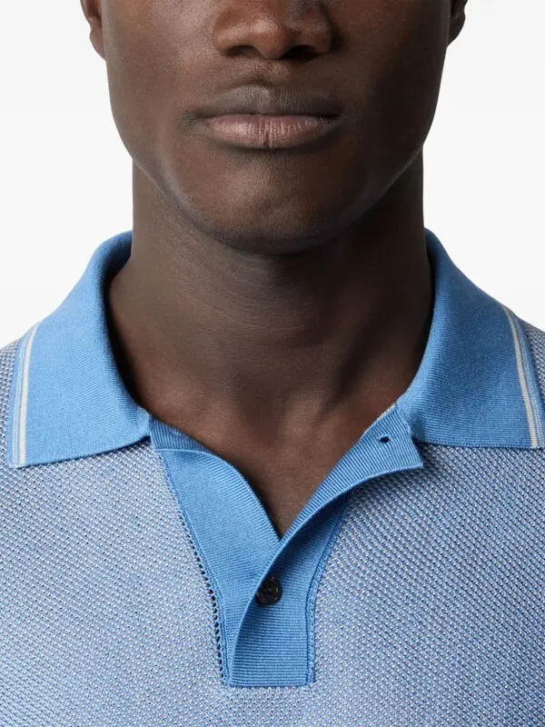 TOD'S Silk Polo Shirt