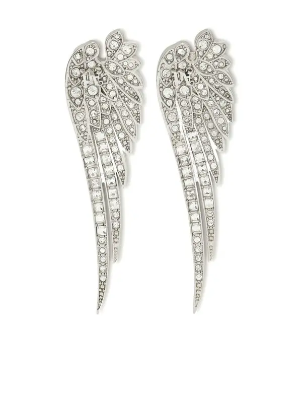 Palm Angels Wings Earrings - Silver