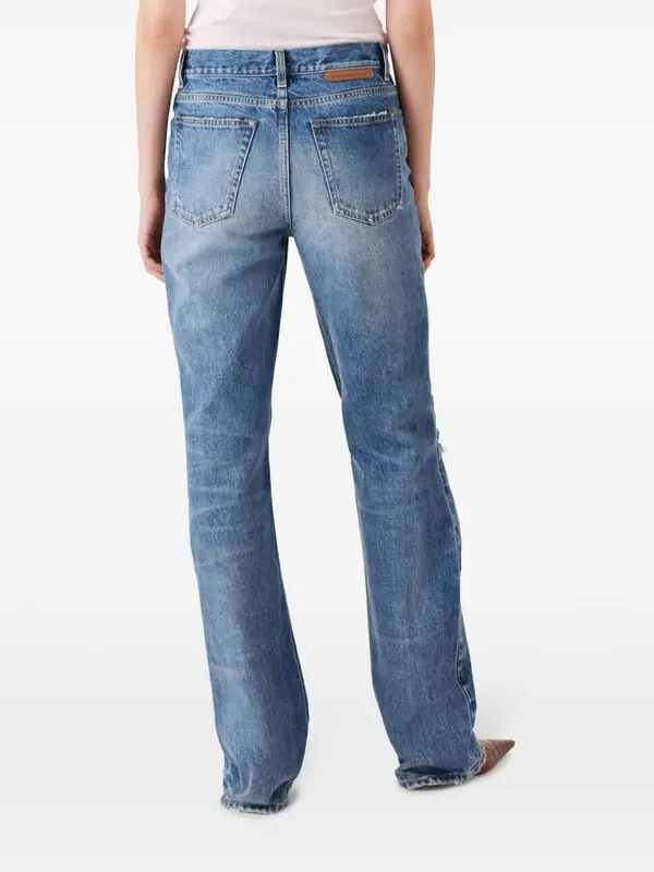 Stella McCartney Chain-detail Bootcut Jeans