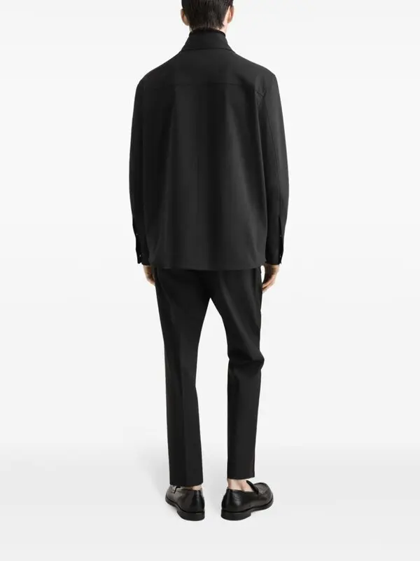Dolce & Gabbana Logo-plaque Shirt Jacket