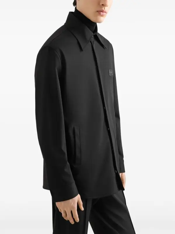 Dolce & Gabbana Logo-plaque Shirt Jacket
