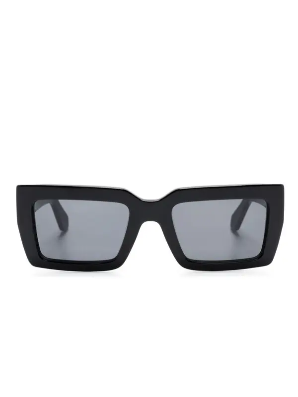 FERRAGAMO Rectangle-frame Sunglasses - Black
