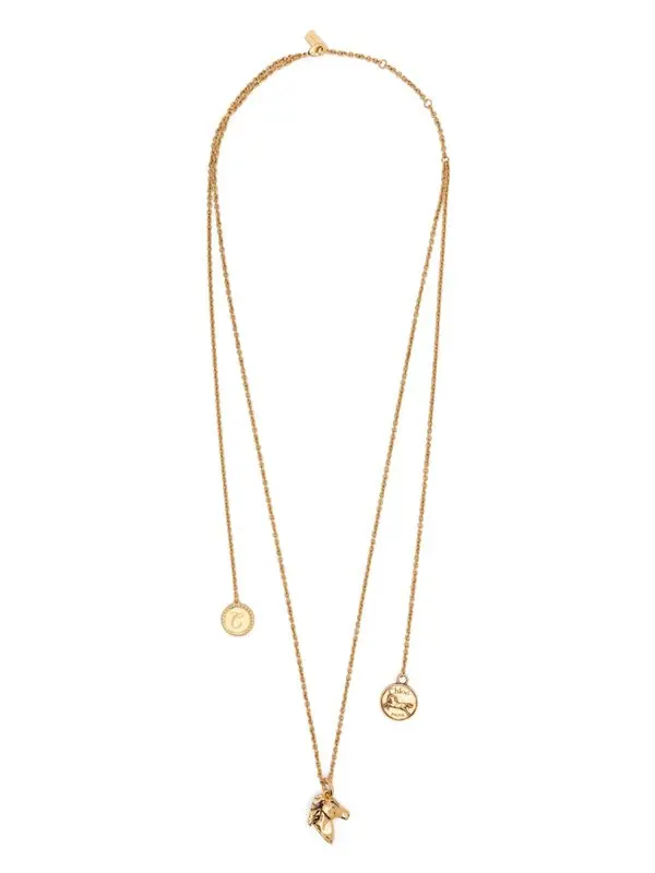 Chloé Charms Necklace - Gold