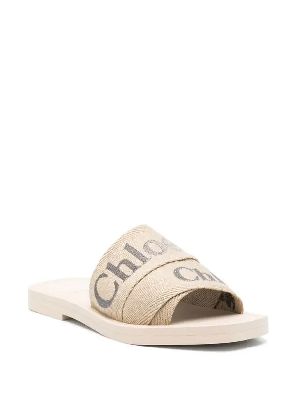 Chloé Woody Slides - Neutrals