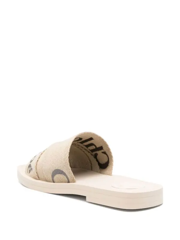 Chloé Woody Slides - Neutrals