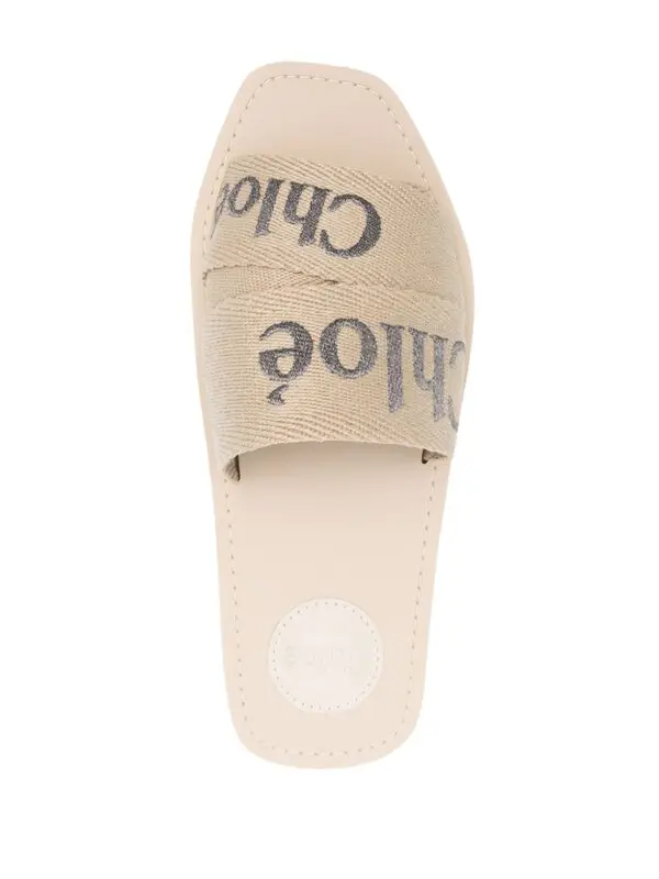 Chloé Woody Slides - Neutrals