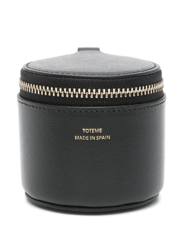 TOTEME Leather Jewellery Box - Black