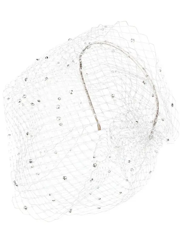 JENNIFER BEHR Crystal-embellished Headband - Neutrals
