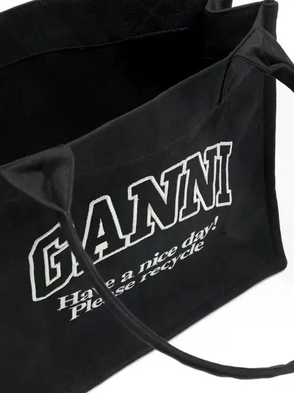 GANNI Easy Tote - Black