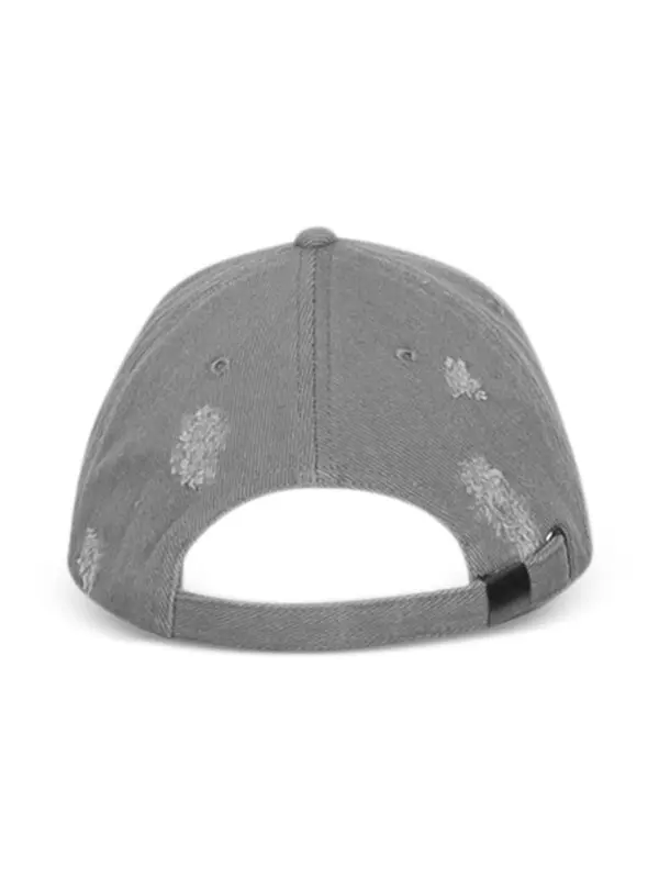 HELIOT EMIL Distressed-effect Baseball Cap