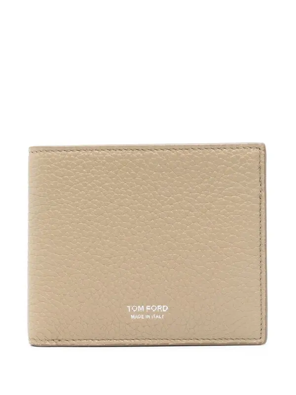 TOM FORD Leather Wallet - Neutrals