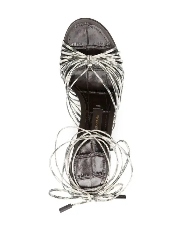 FERRAGAMO 95mm Leather Sandals