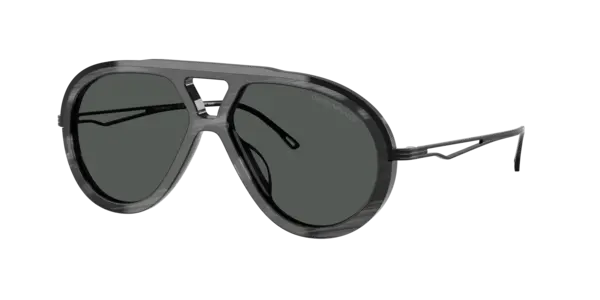 Emporio Armani Aviator Sunglasses - Dark Grey