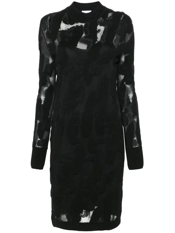 FERRAGAMO 3d-knit Midi Dress