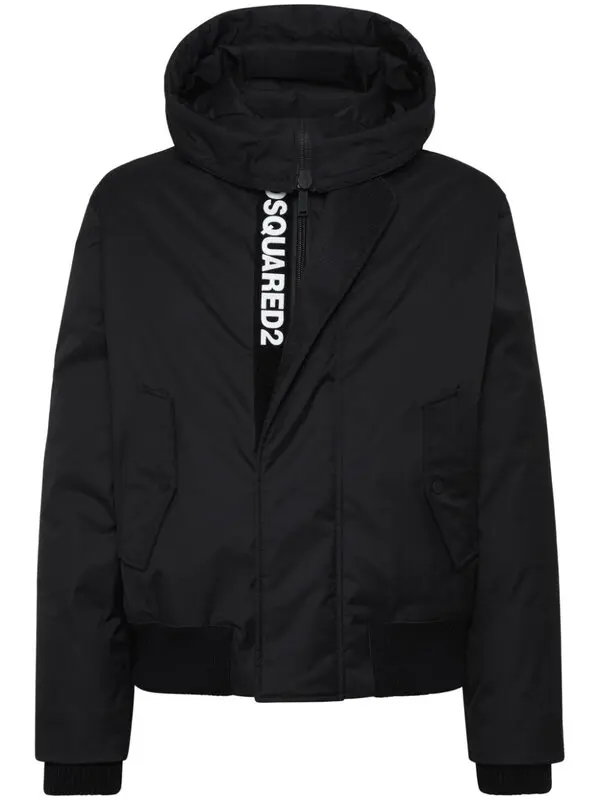Dsquared2 Concealed Logo-print Padded Jacket