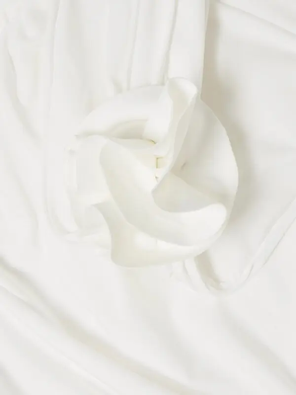 MAYGEL CORONEL Galini Appliquéd Ruched Halterneck Top