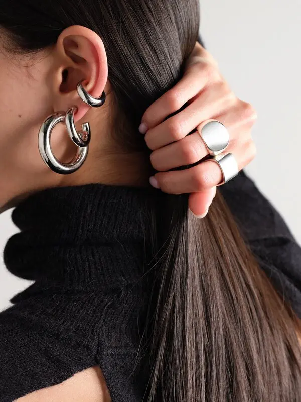 JENNIFER FISHER Jamma Mini Hoop Earrings - Silver