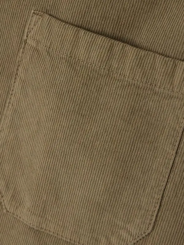 THE ROW Idro Oversized Cotton-blend Corduroy Shirt - Green