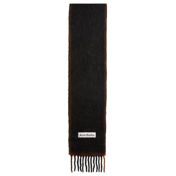 Acne Studios Vally Solid Scarf - Black