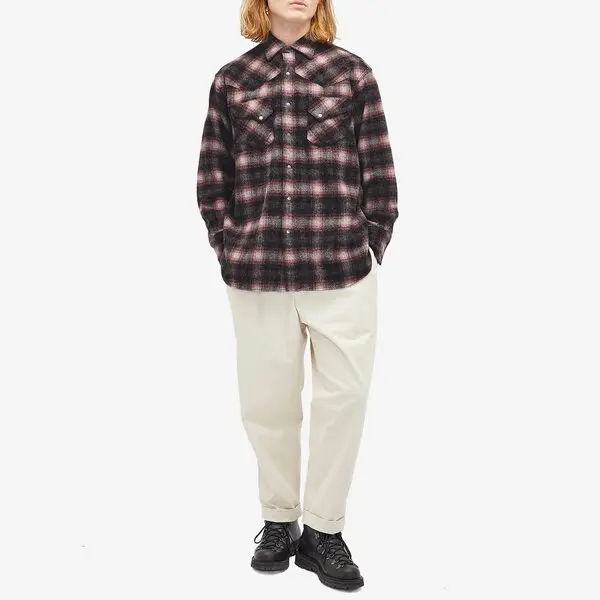 BEAMS Wool Western Shirt
