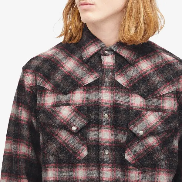 BEAMS Wool Western Shirt