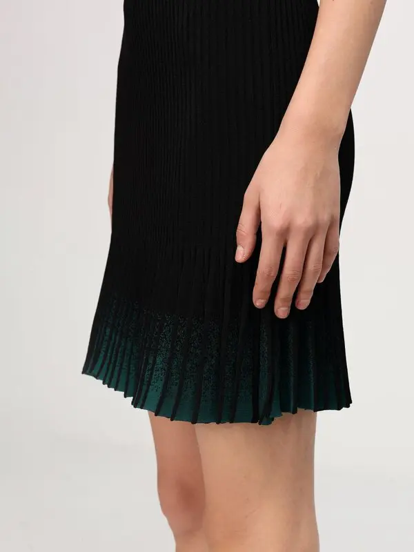 Emporio Armani Ribbed Knit Dress In Black - 31% Off | Editorialist