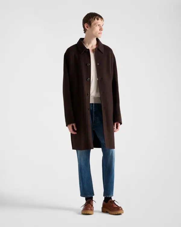 Prada Double Cashmere Overcoat