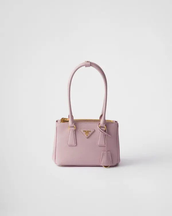 Prada Medium Galleria Leather Handbag Alabaster Pink Editorialist