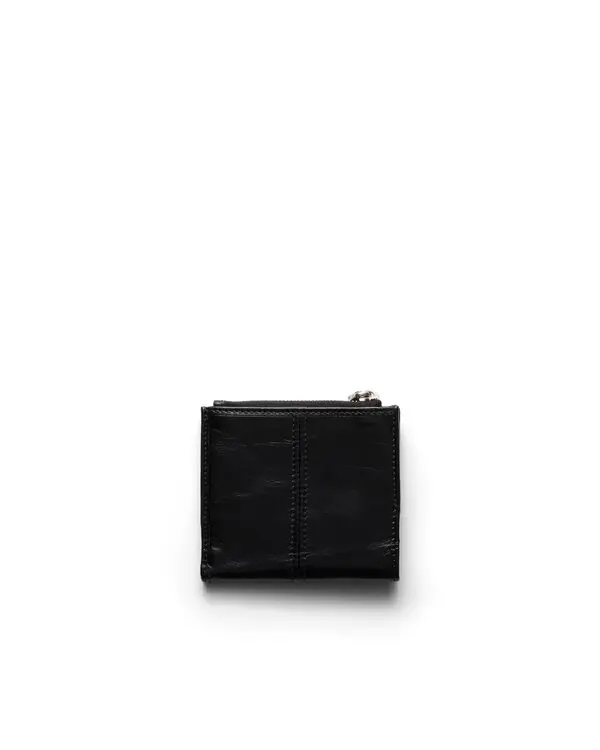 Prada Small Leather Wallet - Black