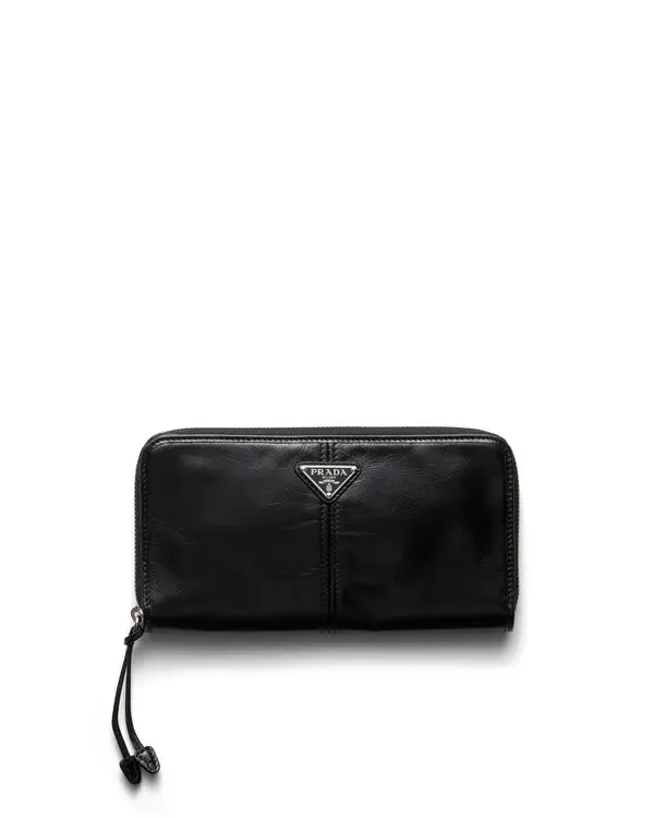 Prada Leather Wallet - Black