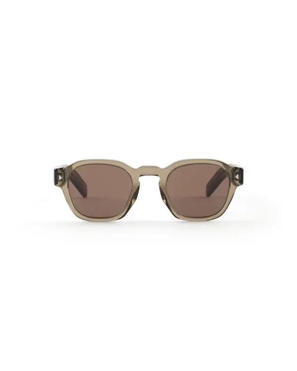 Prada Sunglasses With Iconic Metal Plaque - Lenses