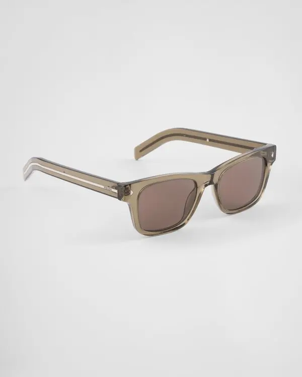 Prada Sunglasses With Metal Plaque