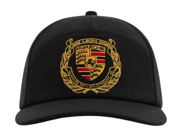 Aimé Leon Dore X Porsche 993 Turbo Wool Wreath Cap - Jet Black