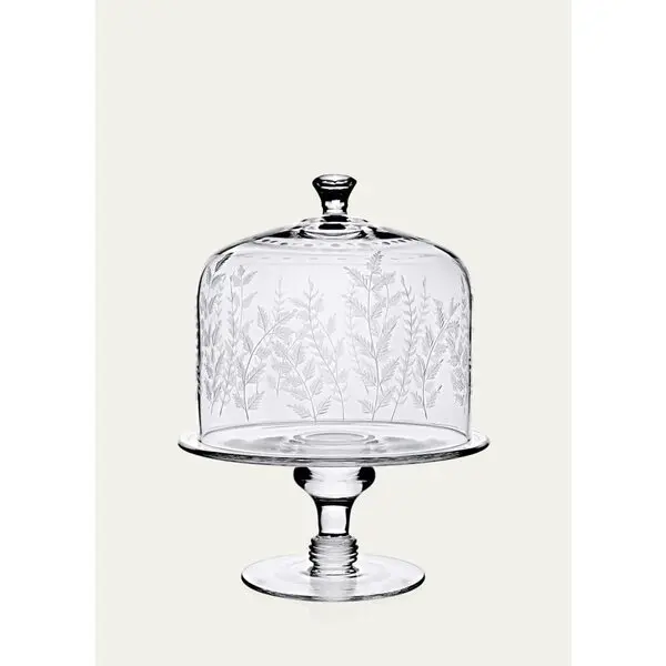 WILLIAM YEOWARD CRYSTAL Fern Cake Stand