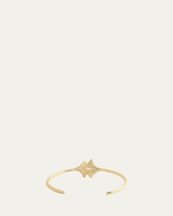 ANABEL ARAM JEWELRY Ginkgo Leaves Cuff