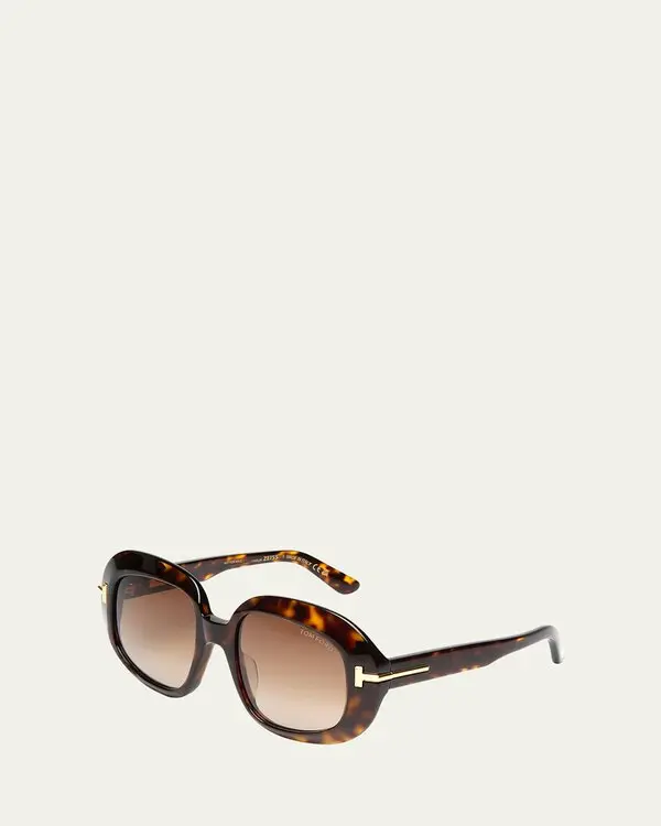 TOM FORD Icon Collection Round Sunglasses - Dhav/brng