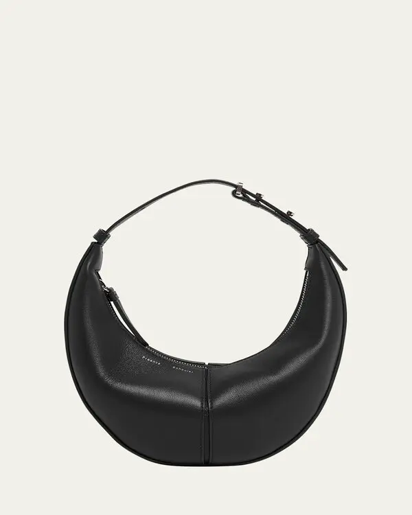Proenza Schouler Slide Mini Napa Leather Shoulder Bag - Black