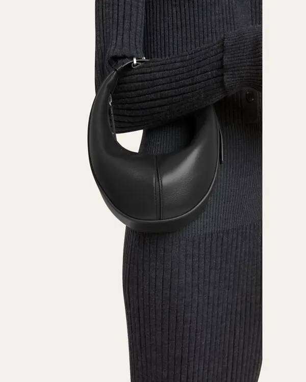 Proenza Schouler Slide Mini Napa Leather Shoulder Bag - Black